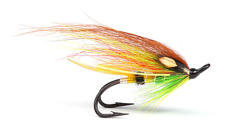 Green Highlander Double Hook Salmon Fly - Ruoto.fi verkkokauppa