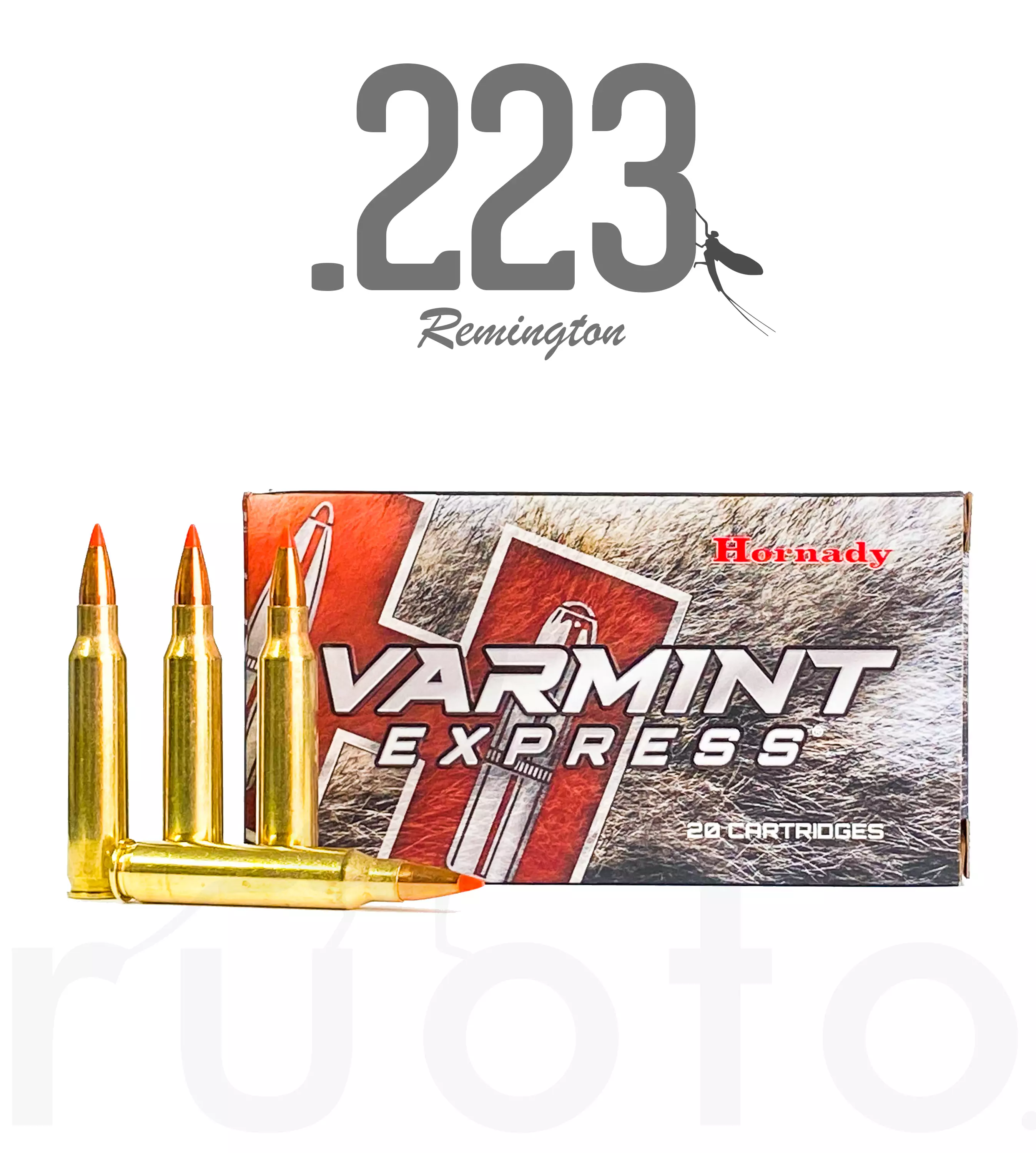 Hornady V-Max .223 Rem 3,6g 20pcs Metsästyspatruuna 20 kpl .223 Rem ...