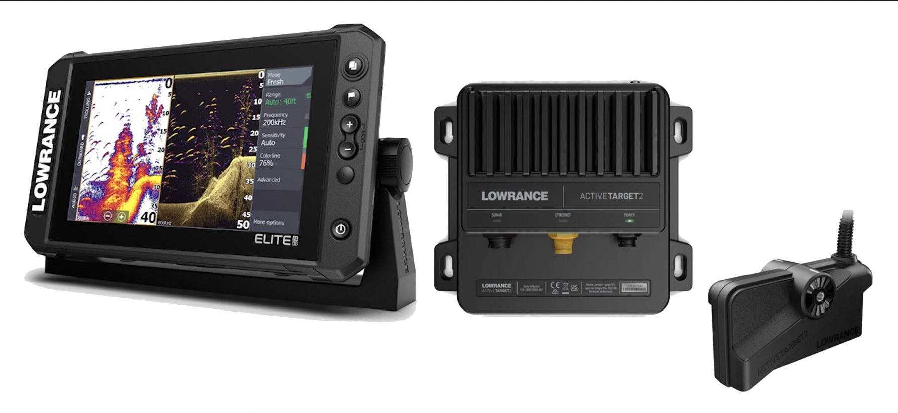 Lowrance Elite FS ja Active Target 2 anturipaketti - Ruoto.fi verkkokauppa