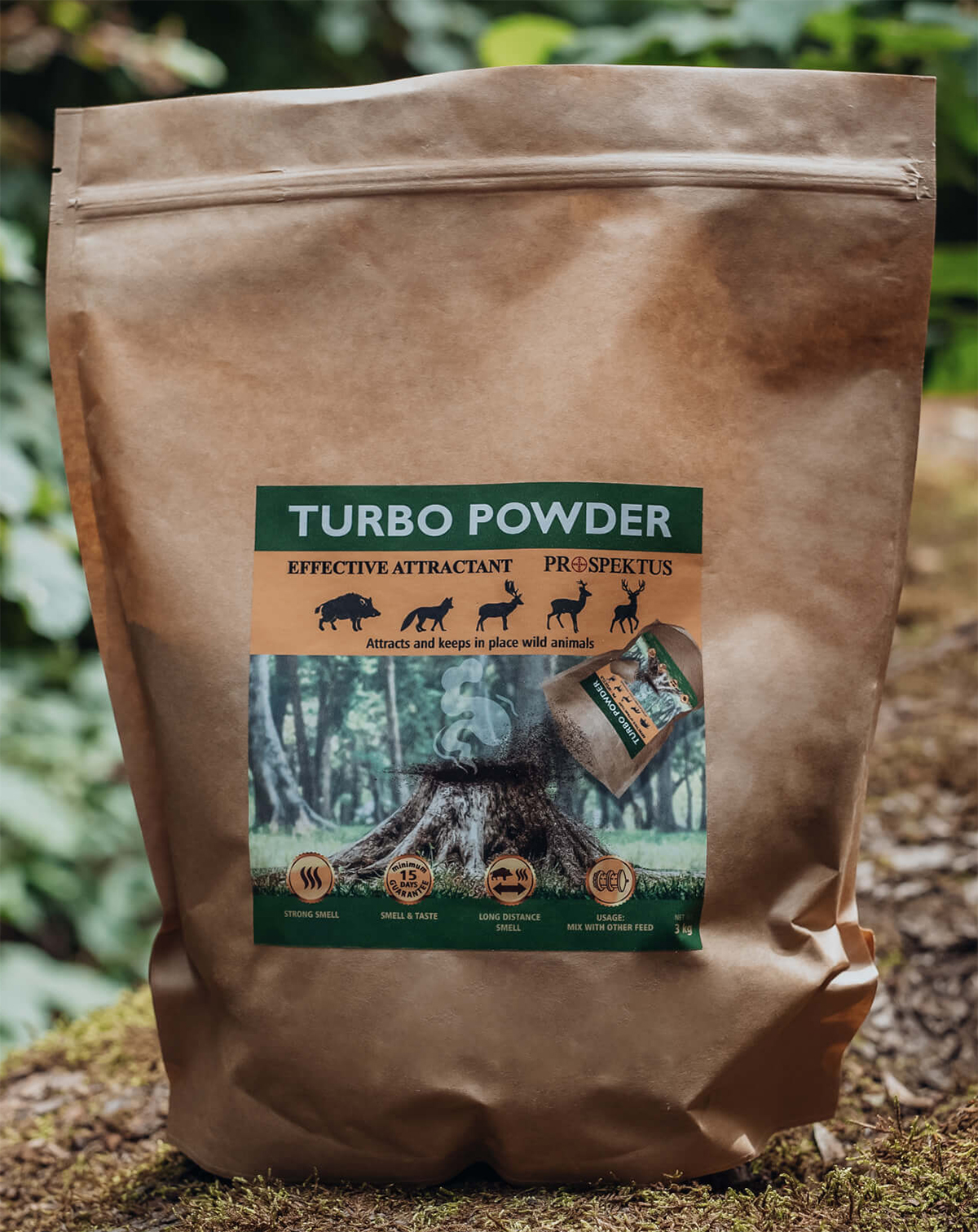 Prospektus Turbo Powder 3kg Houkutusaine - Ruoto.fi verkkokauppa