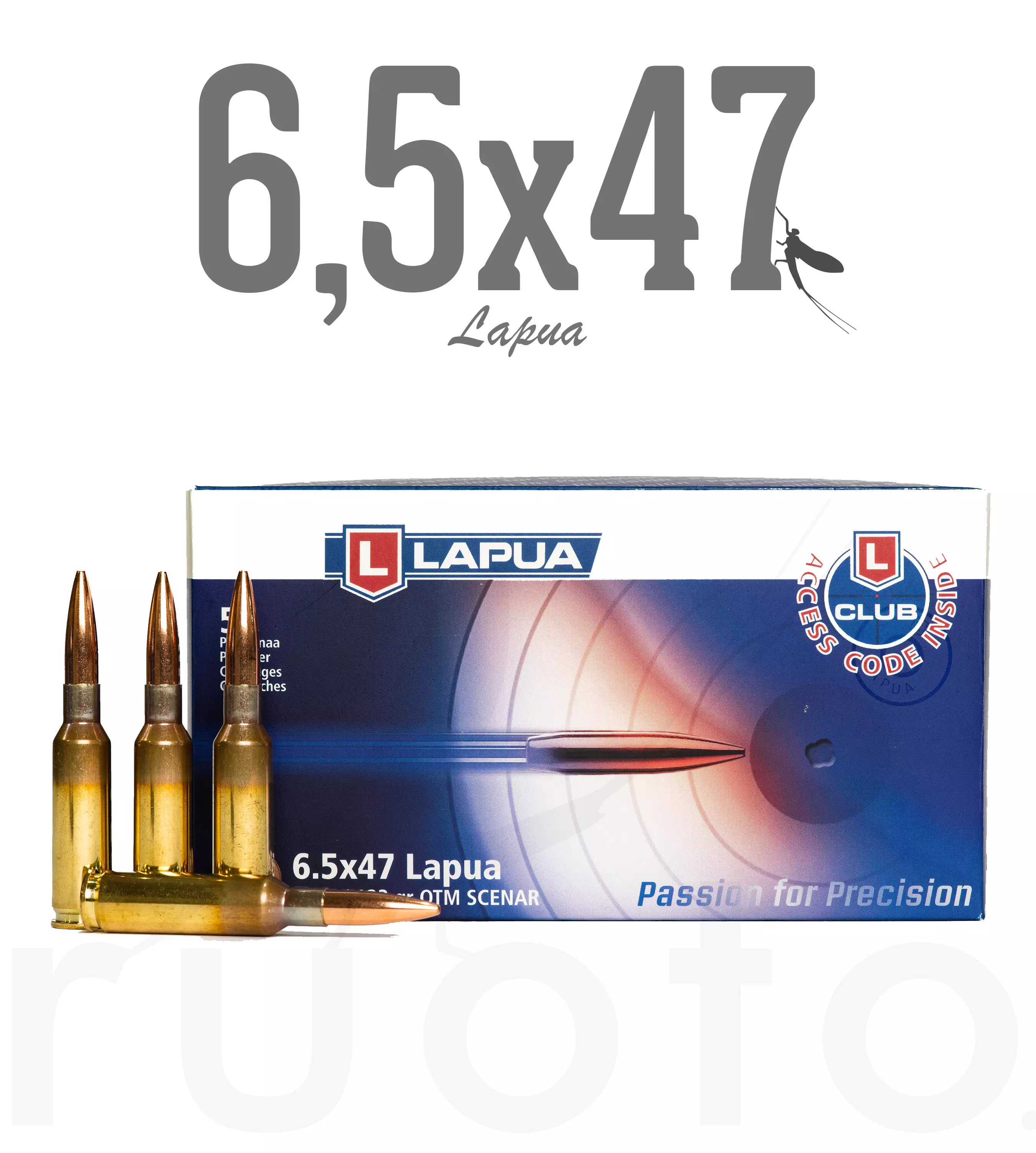 Lapua Scenar 6,5x47 9,0g 50pcs Kiväärin patruuna 6,5x47, 50 kpl - Ruoto ...
