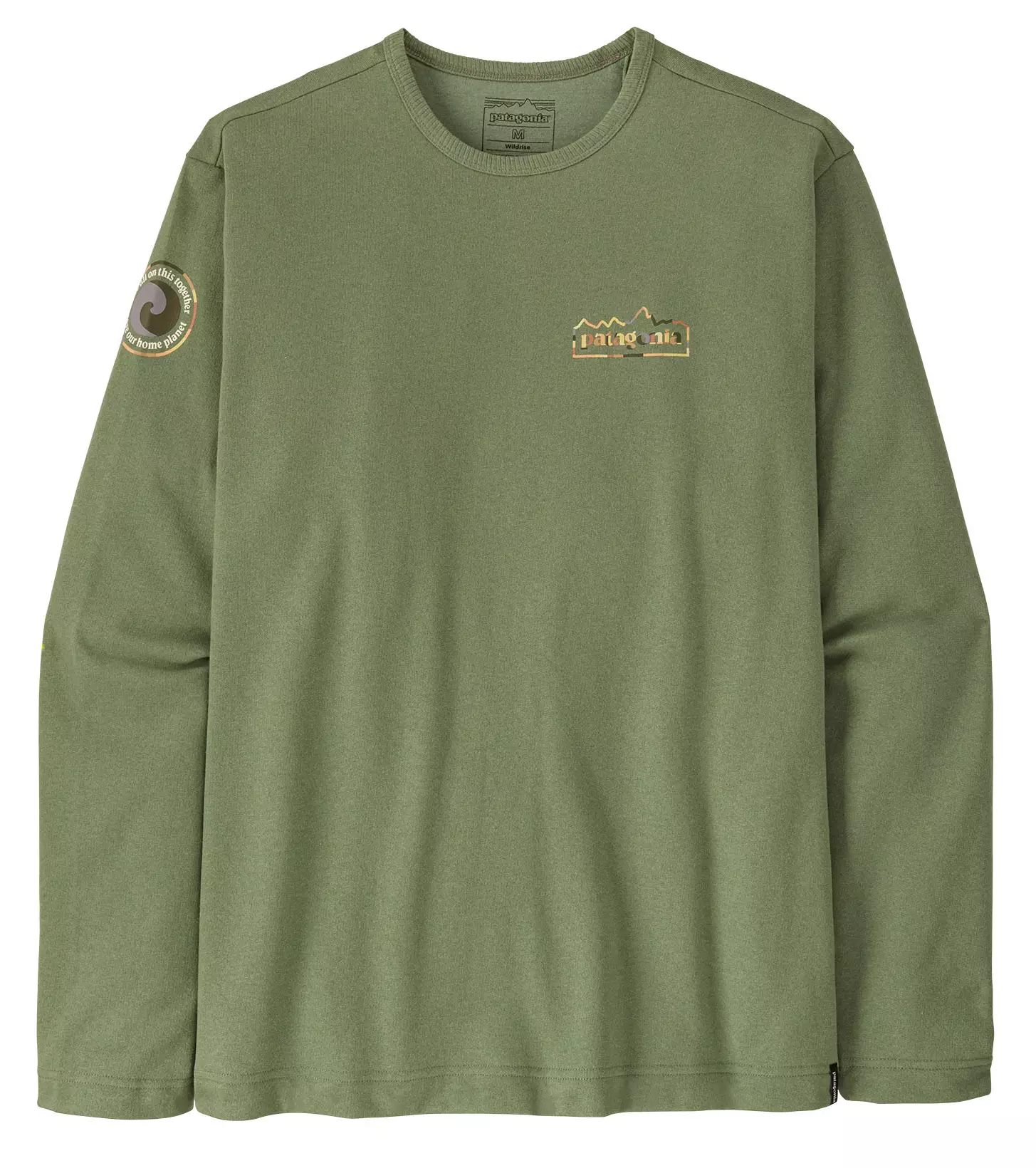 Patagonia Mens LW Unity Fitz Wildrise Crew Terrain Green - Ruoto.fi ...