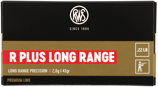 RWS R Plus Longrange .22 LR 2,8g 50pcs - Ruoto.fi verkkokauppa