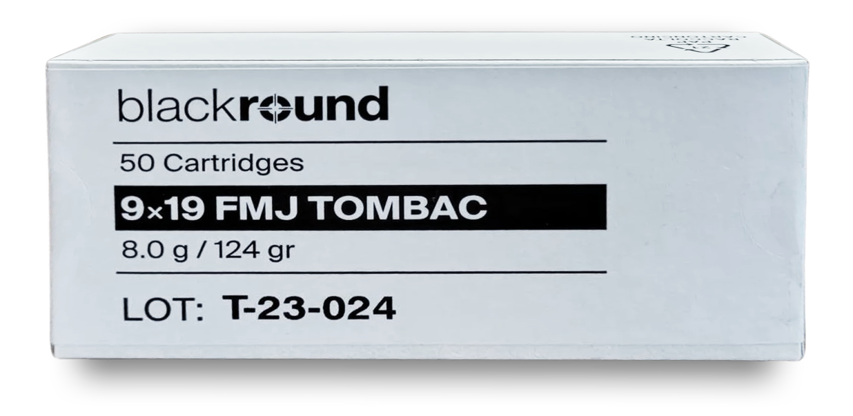Swiss P Blackround FMJ Tombac 9mm Luger - Ruoto.fi verkkokauppa