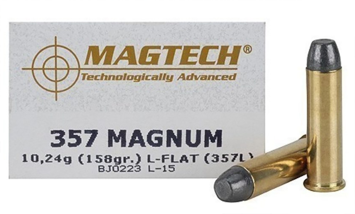 Magtech 357MAG Cowboy LFLAT 158GR Revolverin patruuna .357 Magnum ...