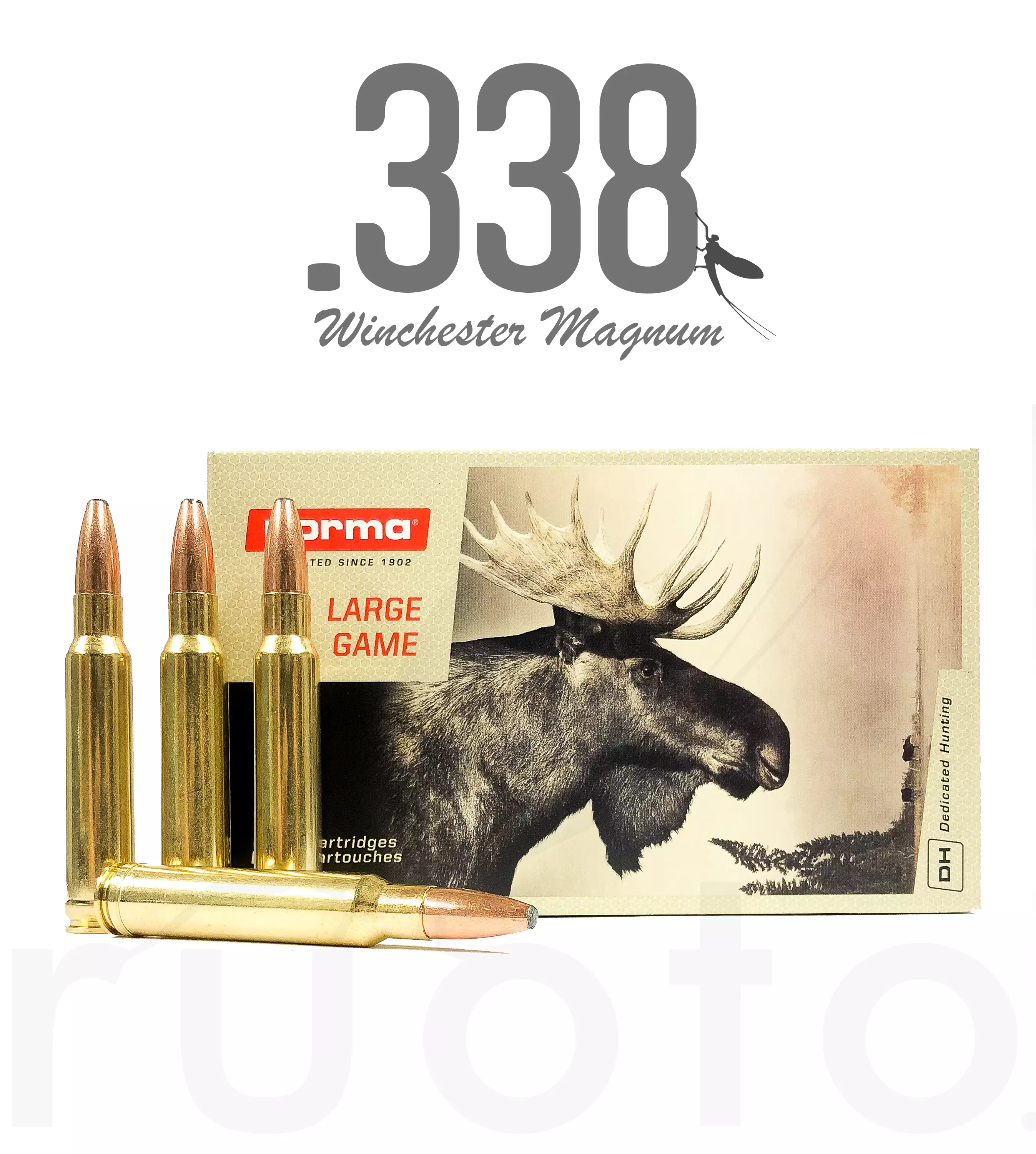 Norma Oryx .338 Win Mag 14,9g 20pcs Metsästyspatruuna 20 kpl .338 Win ...
