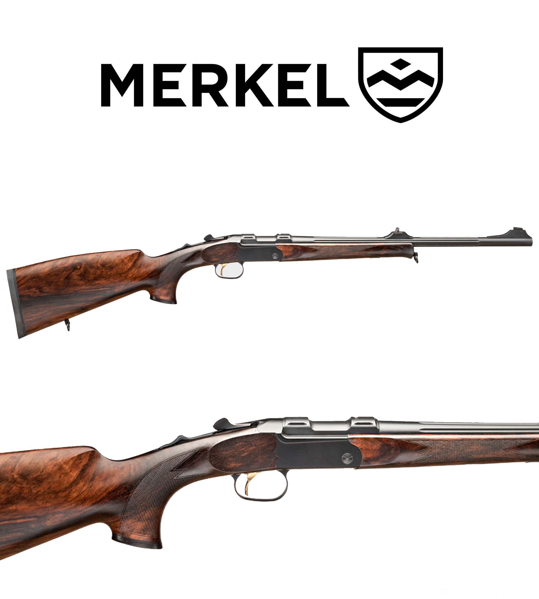 Merkel K5 Kipplauf 7x57R Wood4 - Esittelyase! Metsästyskivääri, demo ...